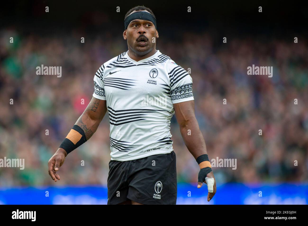 Levani Botia of Fiji during the Bank of Ireland Nations Series match between Ireland and Fiji at ...