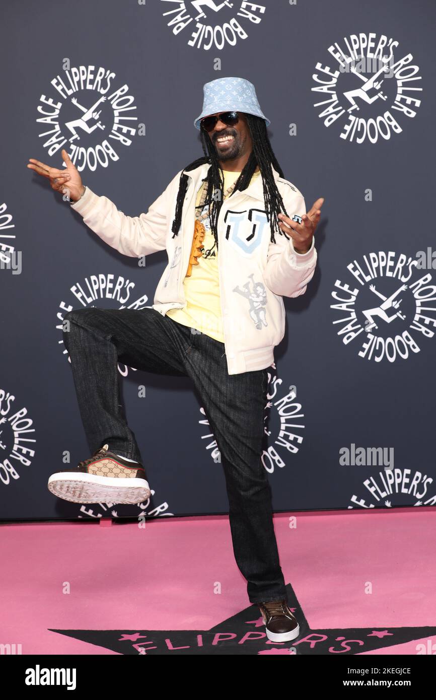 Guest attends the opening of Flipper's Roller Boogie Palace in London ...