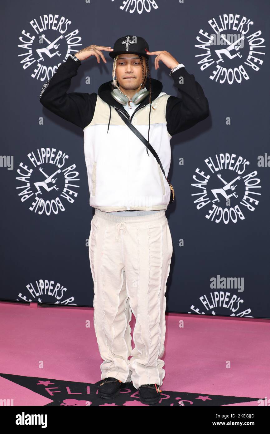 Guest attends the opening of Flipper's Roller Boogie Palace in London ...