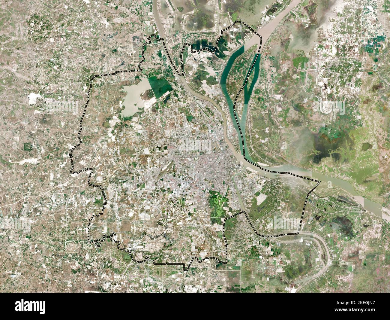 Phnom penh outline map hi-res stock photography and images - Alamy