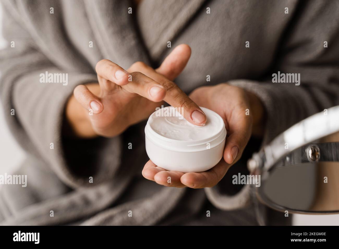 Hand moisturizer cream close-up. Hands cream for protect skin from ...