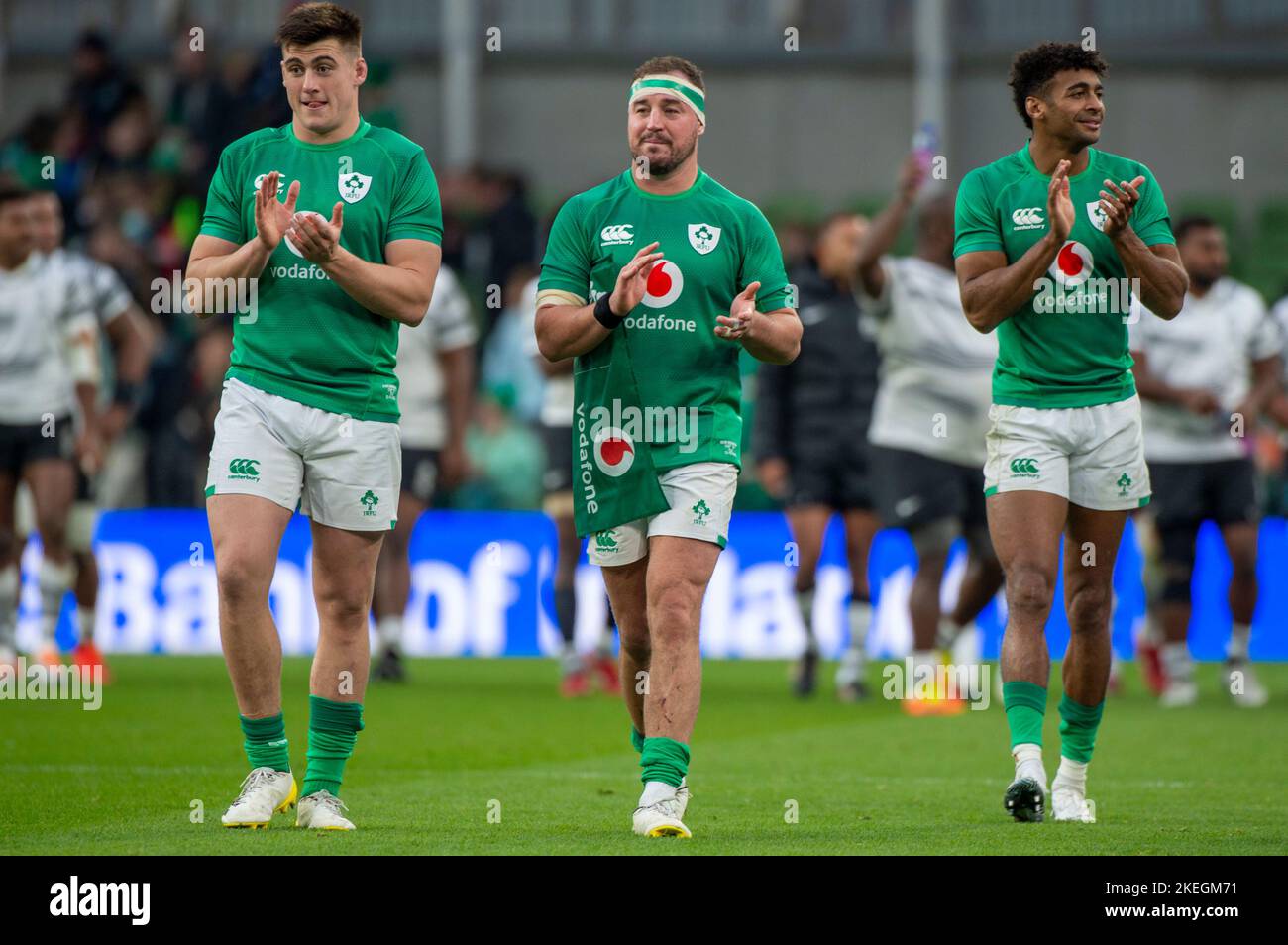 Dublin, Ireland. 12th Nov, 2022. Dan Sheenan of Ireland, Tom O'Toole of ...