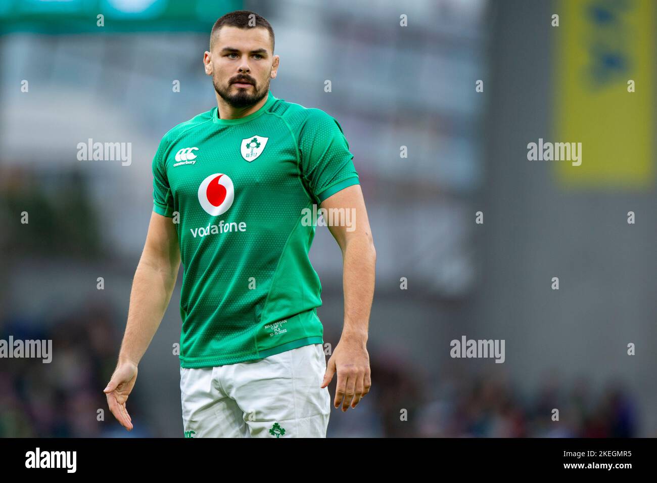Max Deegan of Ireland during the Bank of Ireland Nations Series match ...