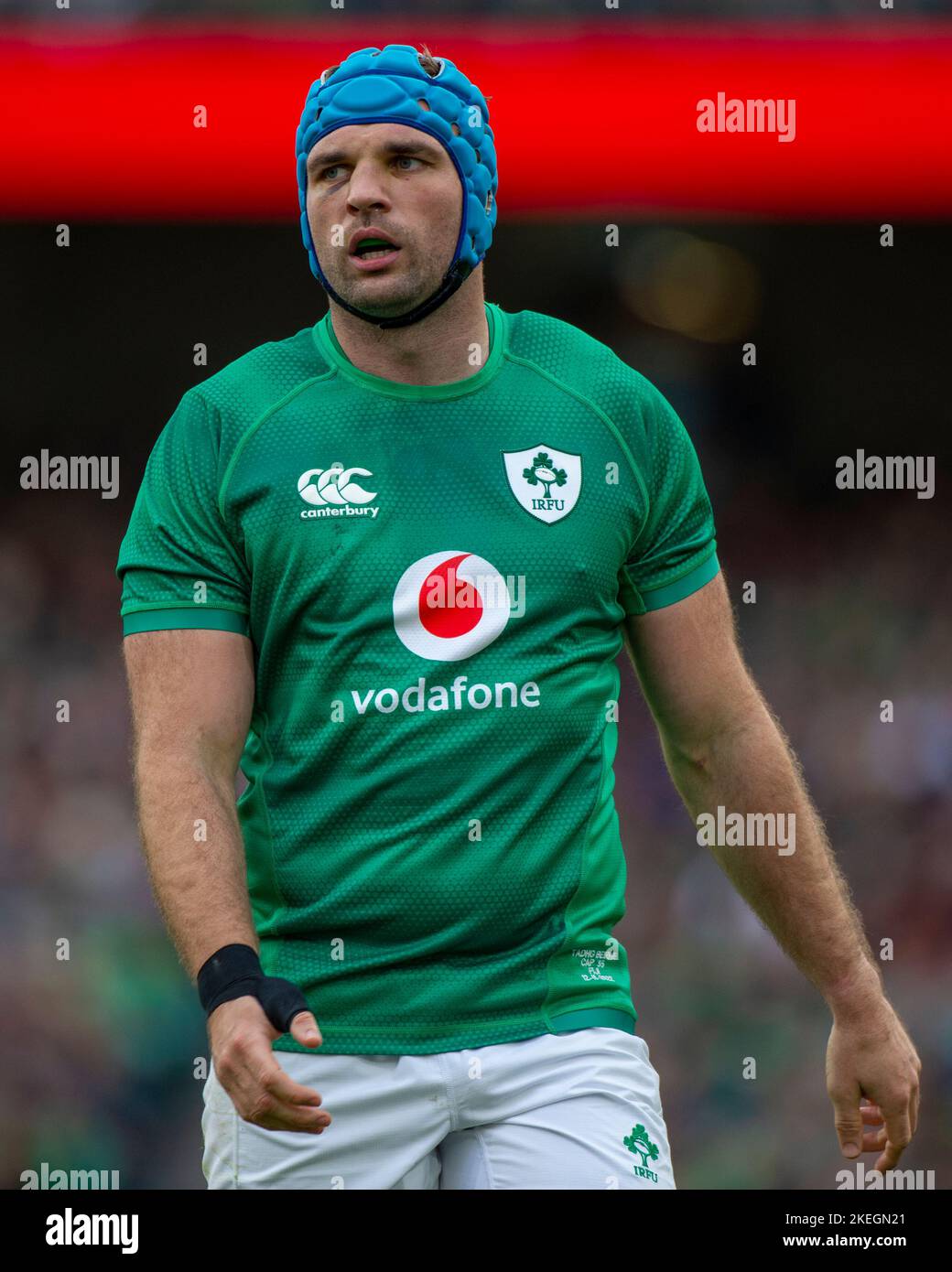 Dublin, Ireland. 12th Nov, 2022. Tadhg Beirne of Ireland looks on ...