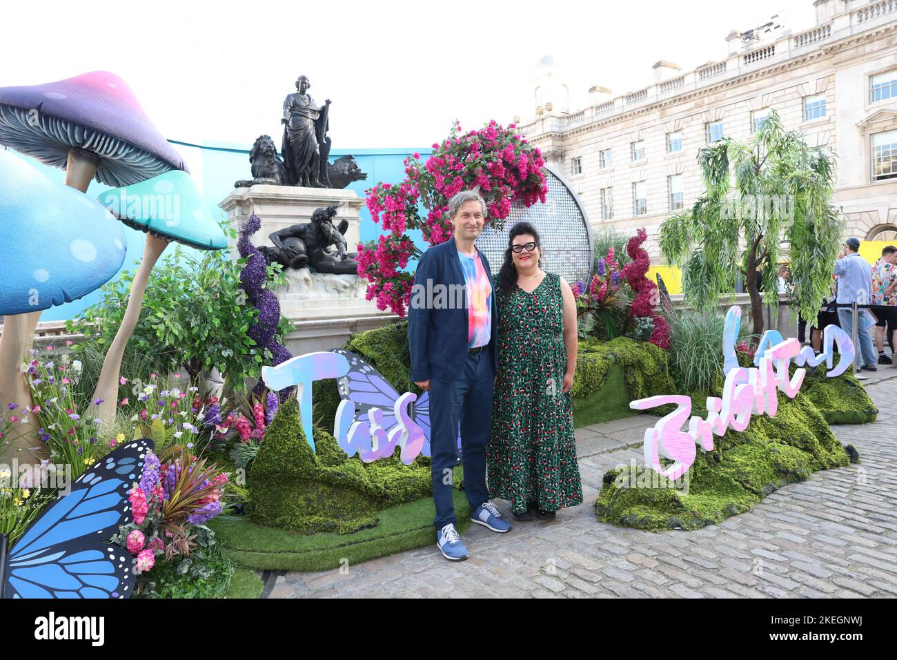 Jonathan Reekie and Amy Lame attend the opening Party for 'This Bright ...