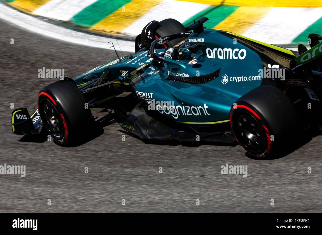 Sao Paulo, Brazil. 12th Nov, 2022. #18 Lance Stroll (CAN, Aston Martin ...