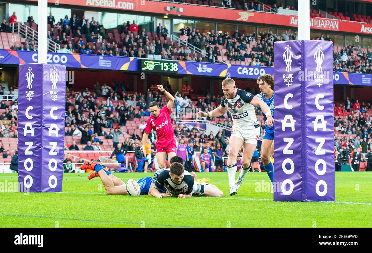London ENGLAND - NOVEMBER 12. John Bateman of England for the first ...