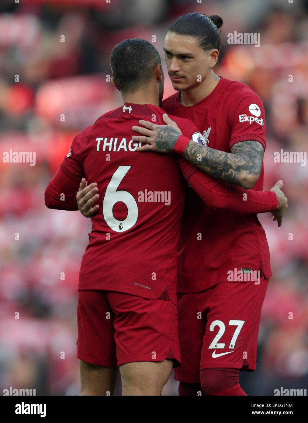 Anfield, Liverpool, Merseyside, UK. 12th Nov, 2022. Premiership ...