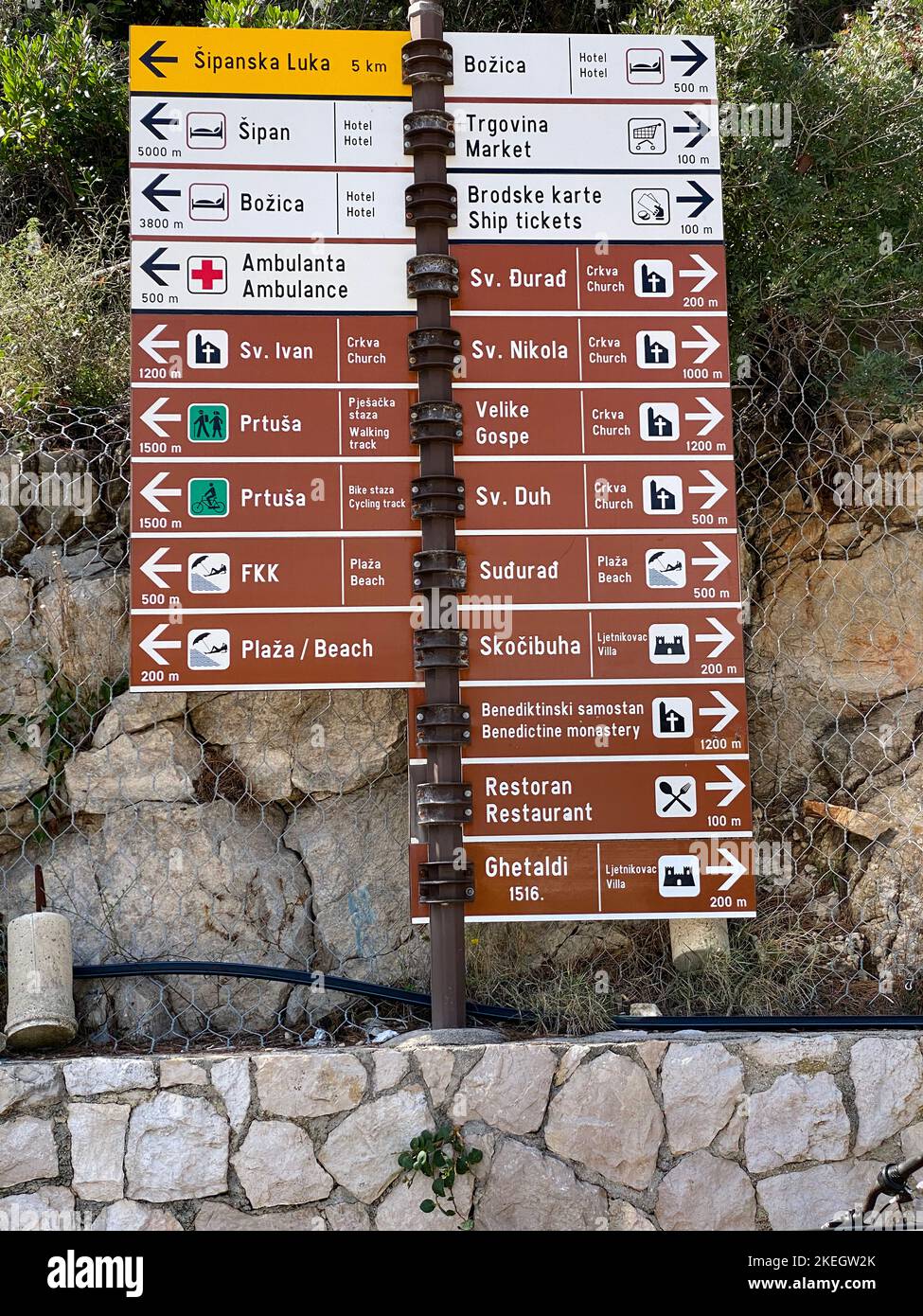 Direction marker sign hi-res stock photography and images - Alamy