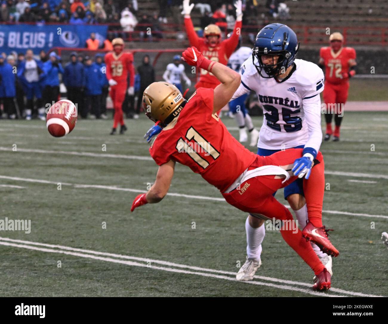 November 12, 2022, QUEBEC, PQ, Canada: Laval University Rouge et Or's ...