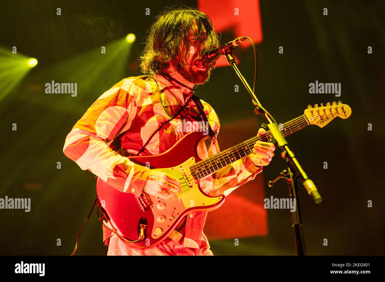 London, UK. 12th Nov, 2022. Lead singer Simon Neil of Scottish rock ...