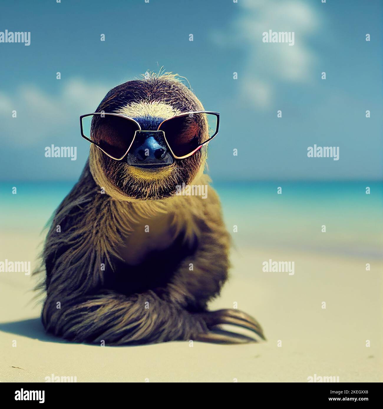 Sloth beach hi-res stock photography and images - Alamy