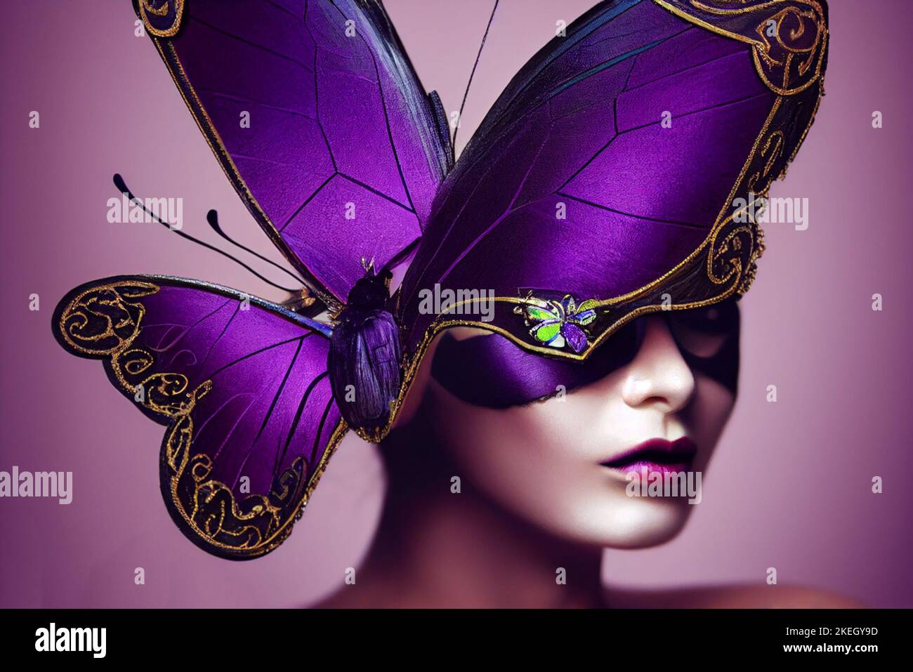 Female Masquerade Masks Butterfly