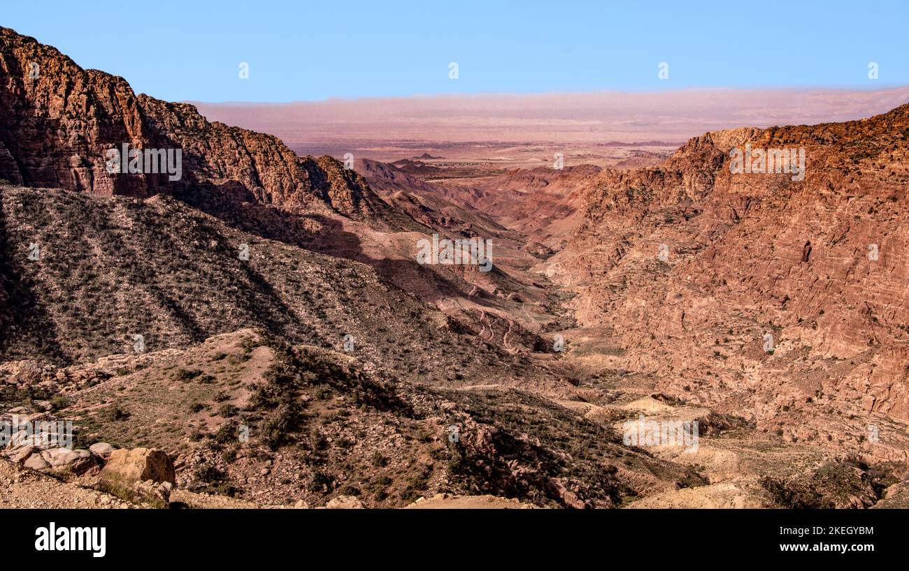 Wadi dana canyon hi-res stock photography and images - Alamy