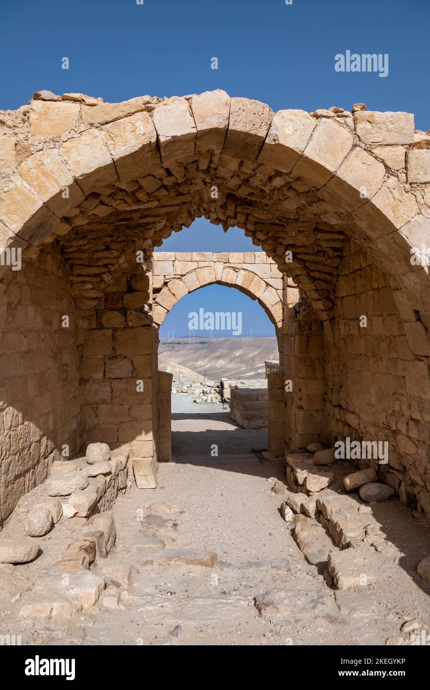Arch entrance to Shobak 12th century Crusader Castle southern Jordan 1 ...