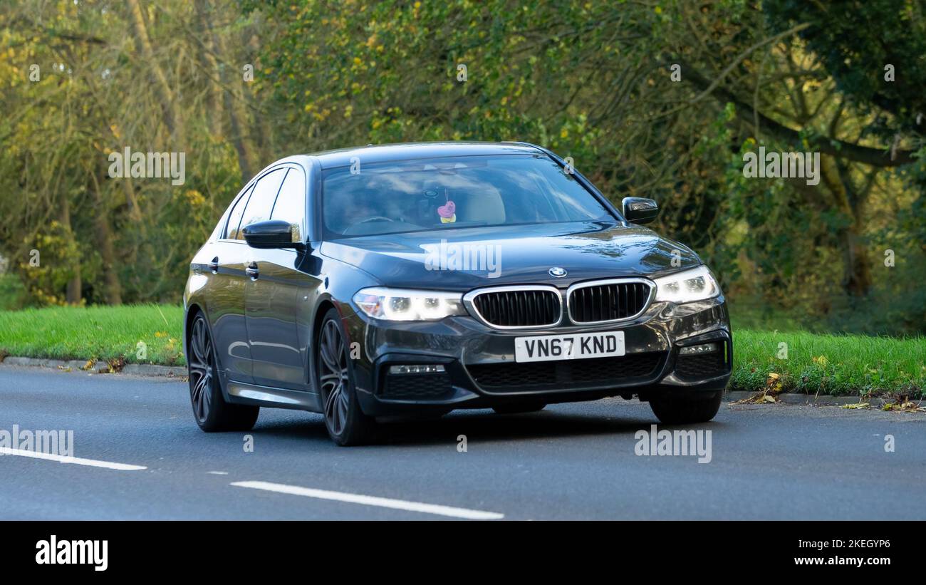 2017 BMW 5 series car Stock Photo - Alamy
