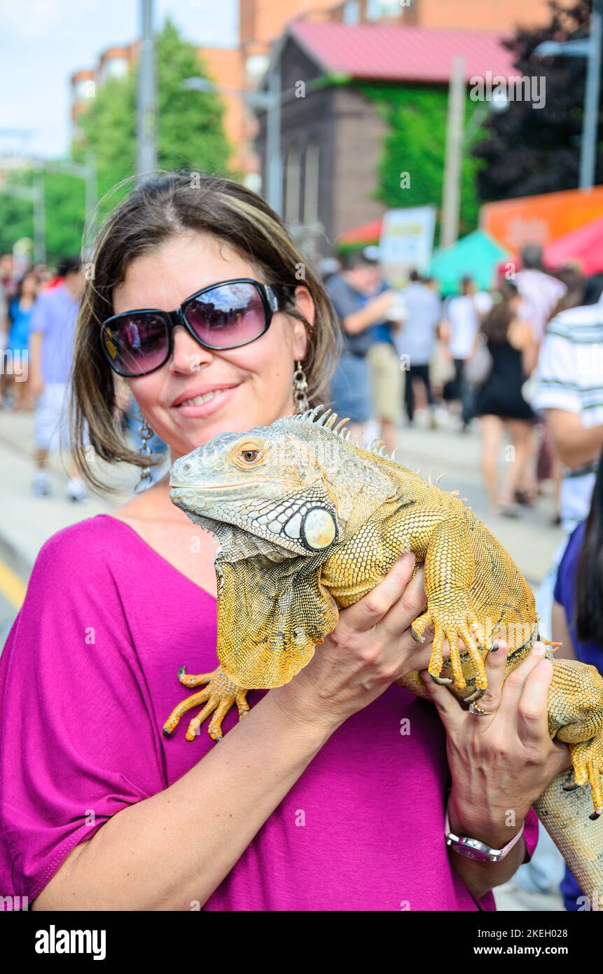 Salsa on St. Clair Avenue West in Toronto, Canada, 2012 Stock Photo - Alamy