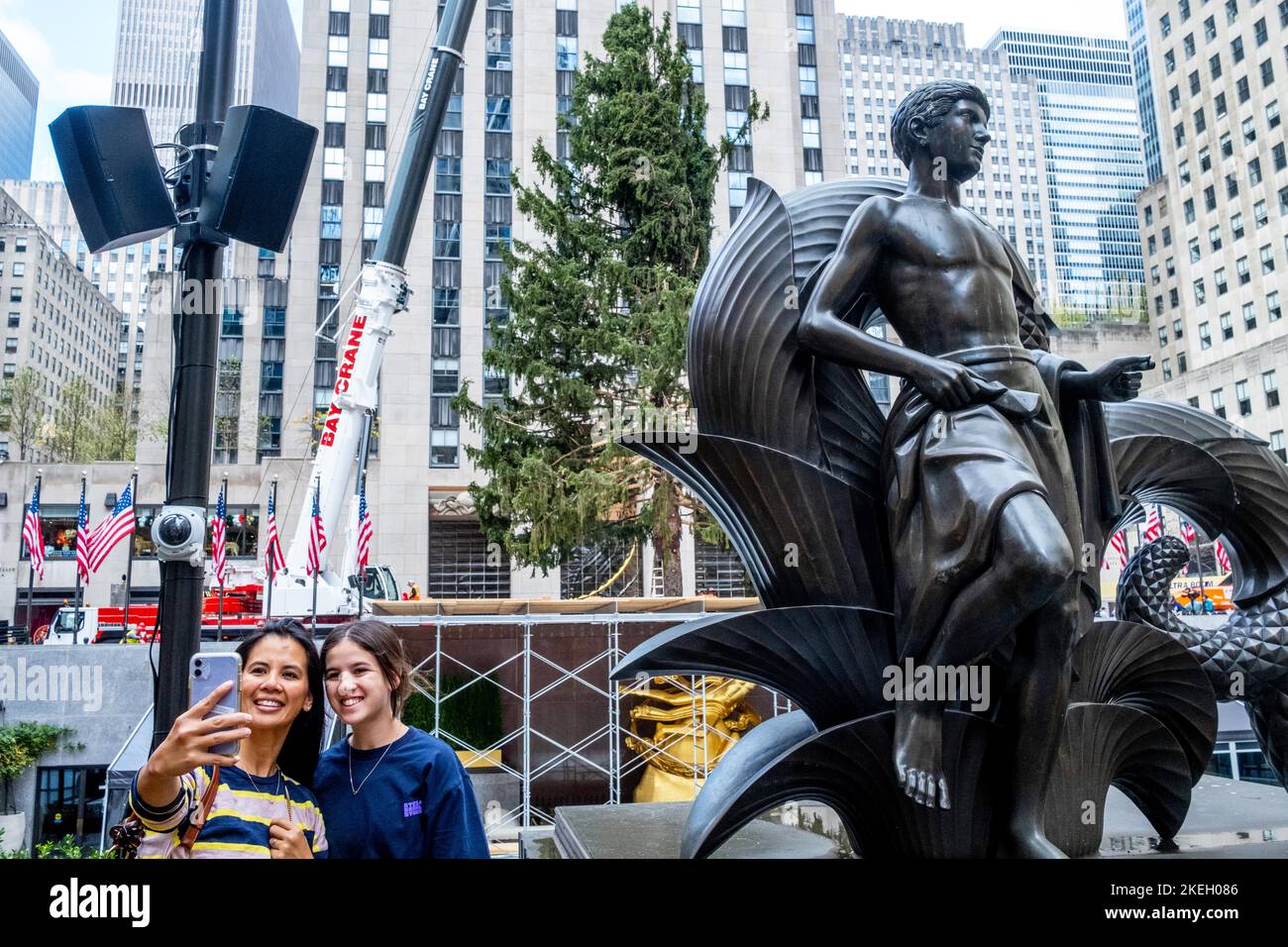 Rockefellerchristmastree hi-res stock photography and images - Alamy