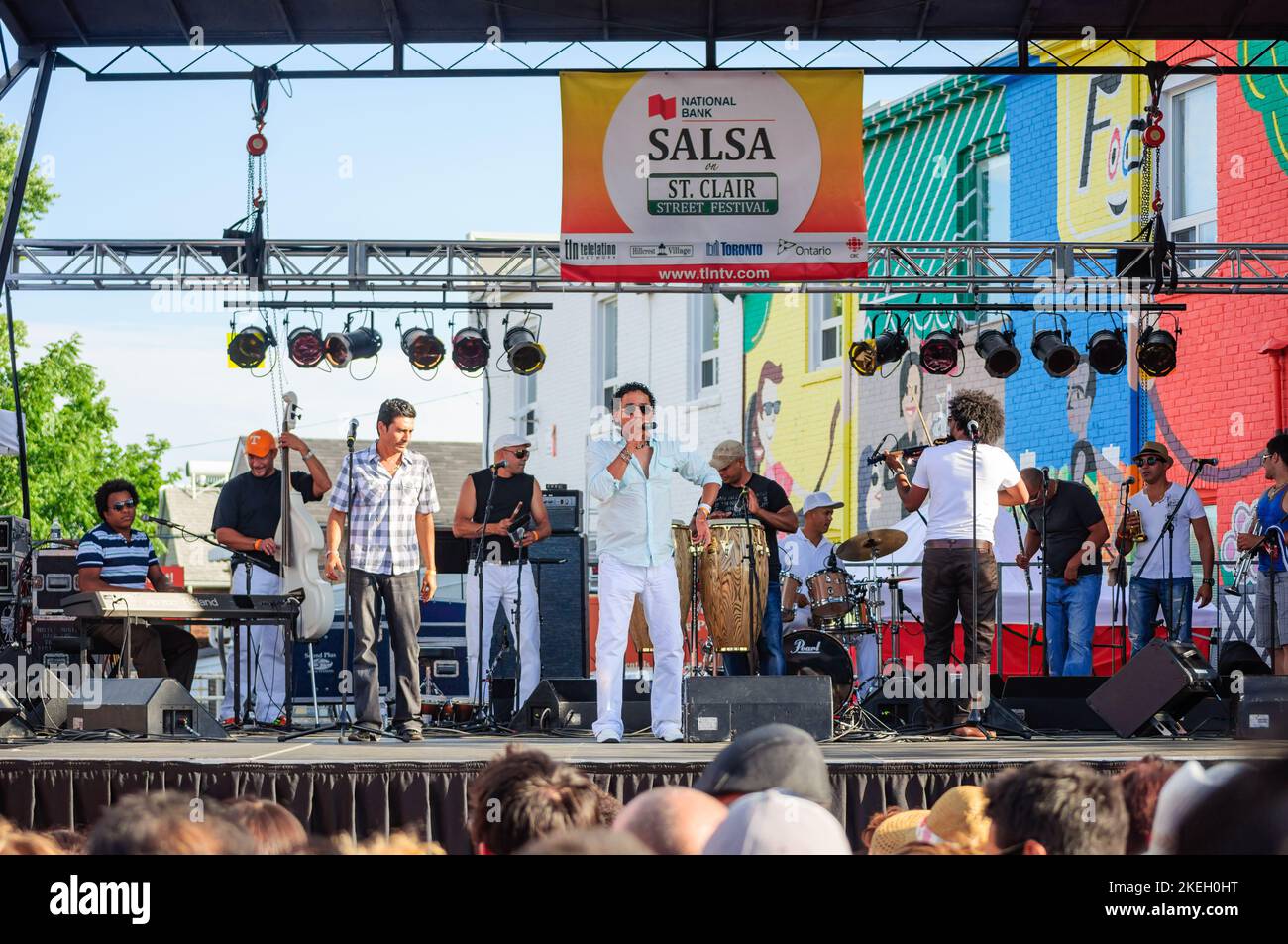 Salsa on St. Clair Avenue West, Toronto, Canada, 2012 Stock Photo - Alamy