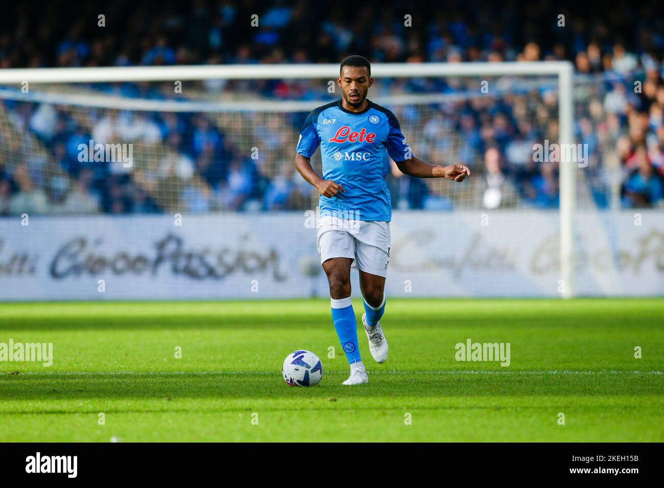 SSC Napoli's Brazilian defender Juan Jesus controls the ball during the ...