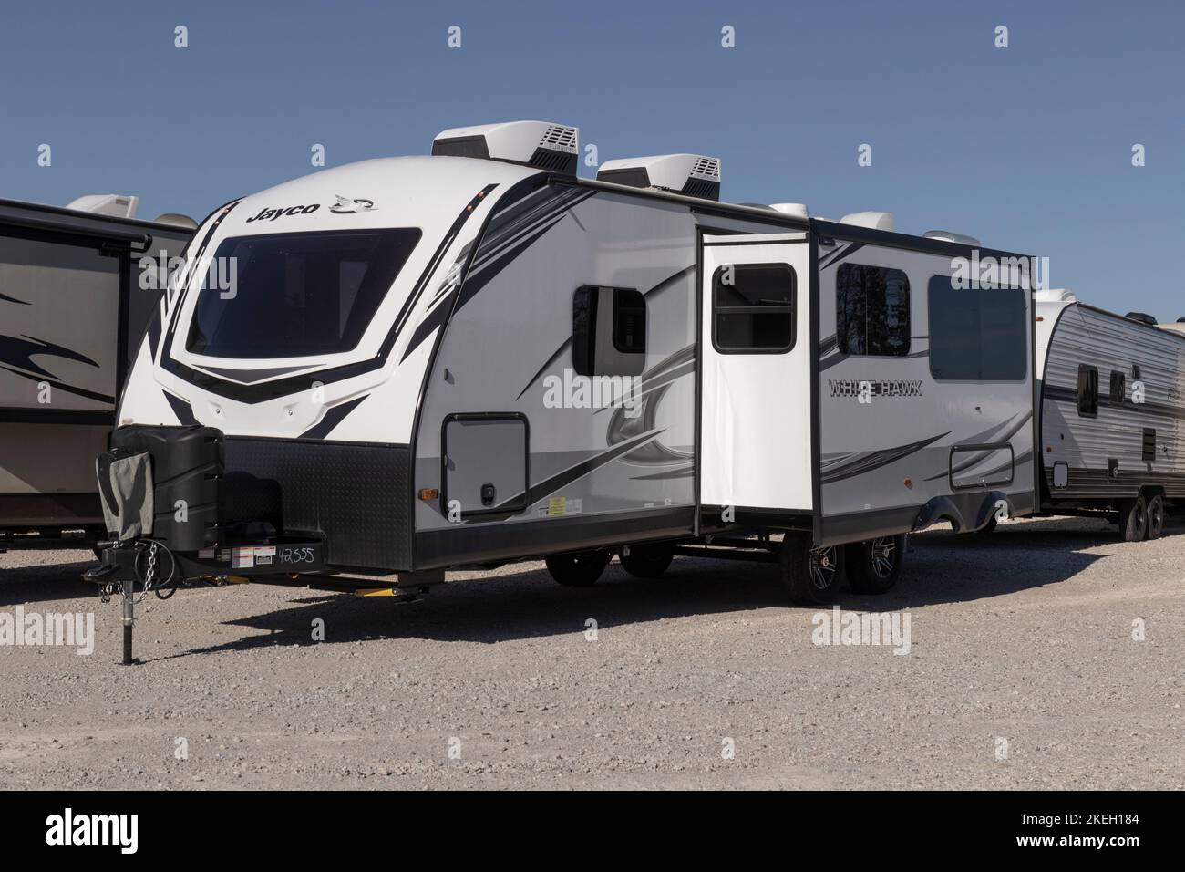 Lafayette - Circa November 2022: Jayco White Hawk travel trailer. Jayco ...