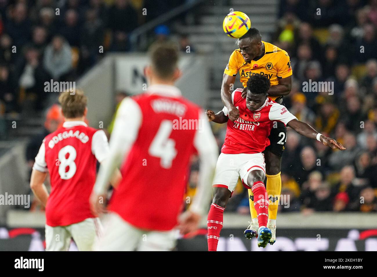 Molineux, Wolverhampton, England on 12 November 2022. Toti of ...