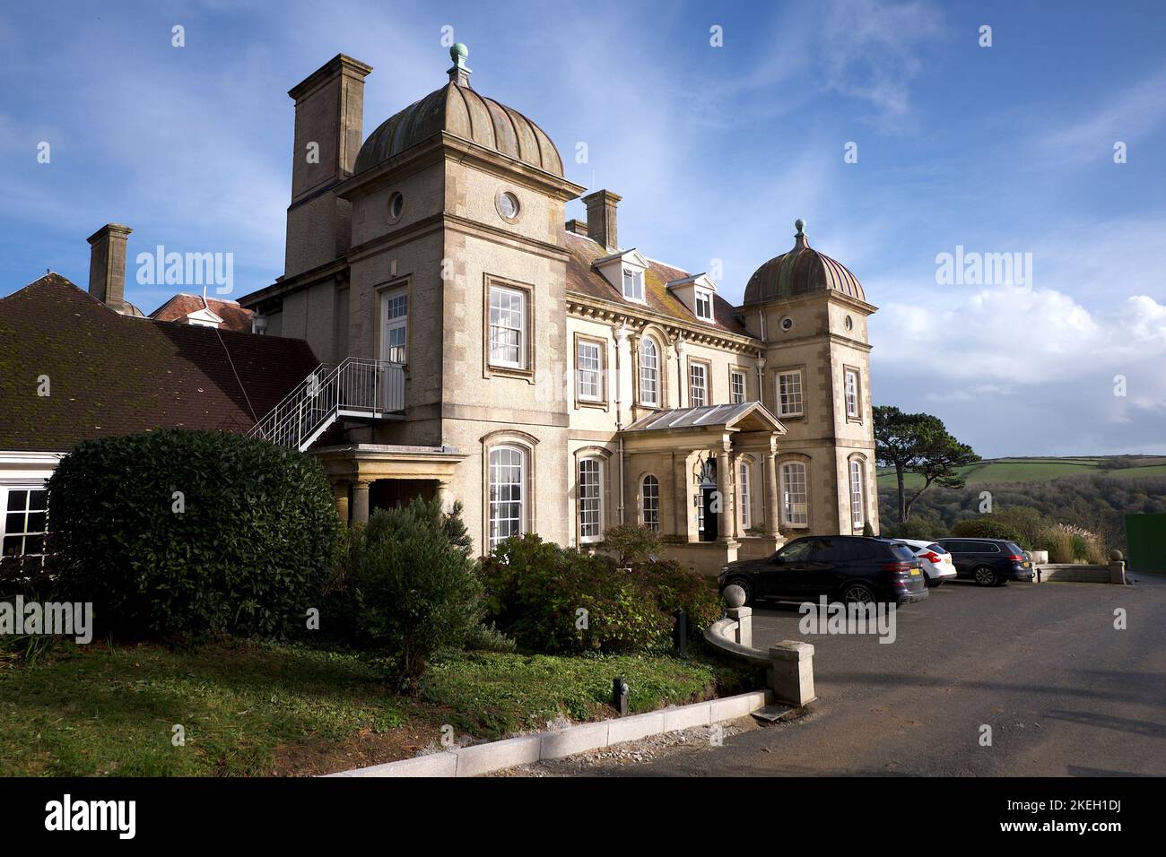 Fowey Cornwall UK 11 09 2022 Fowey Hall Stock Photo - Alamy