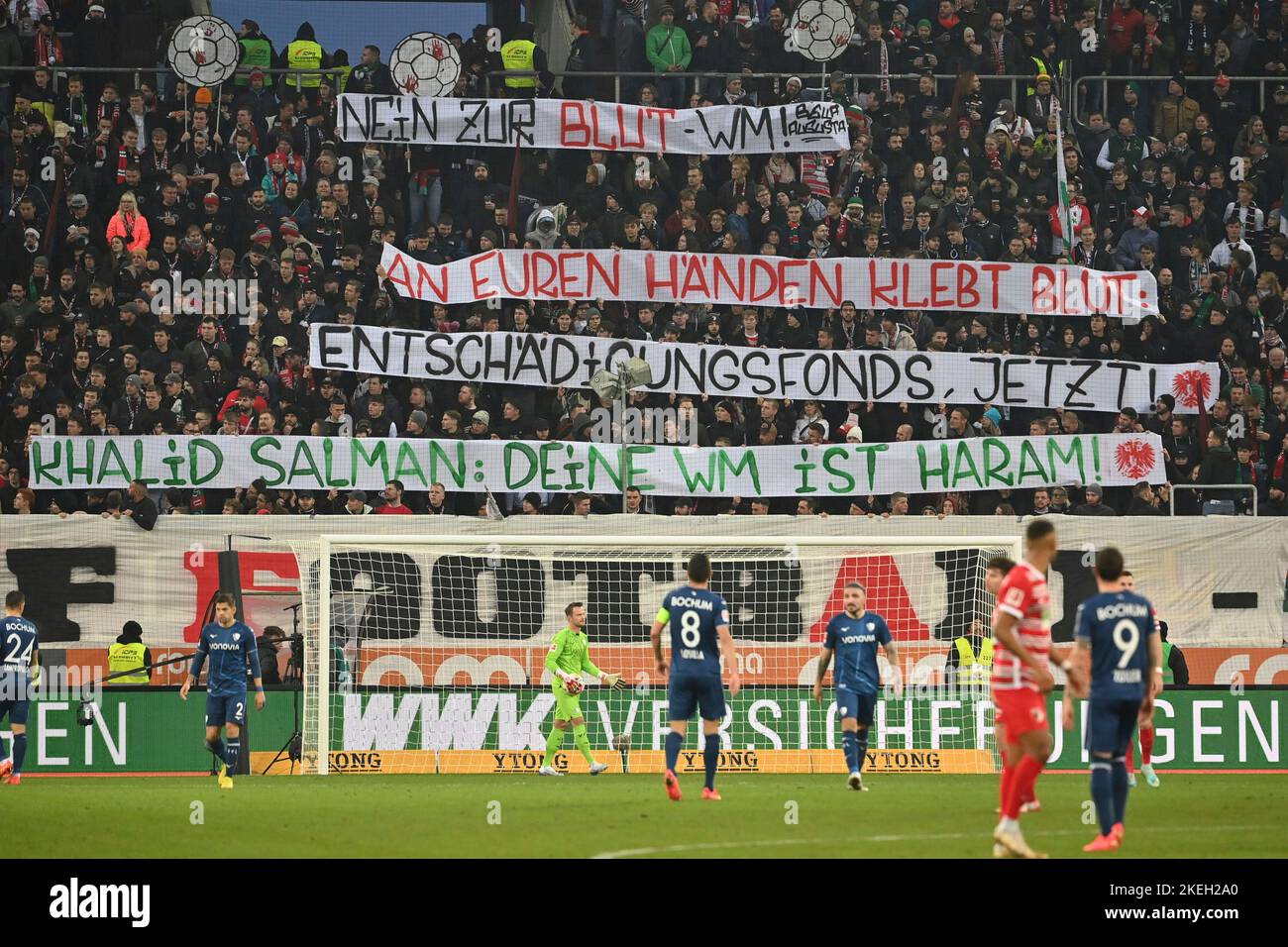 Qatar human rights protest hi-res stock photography and images - Alamy