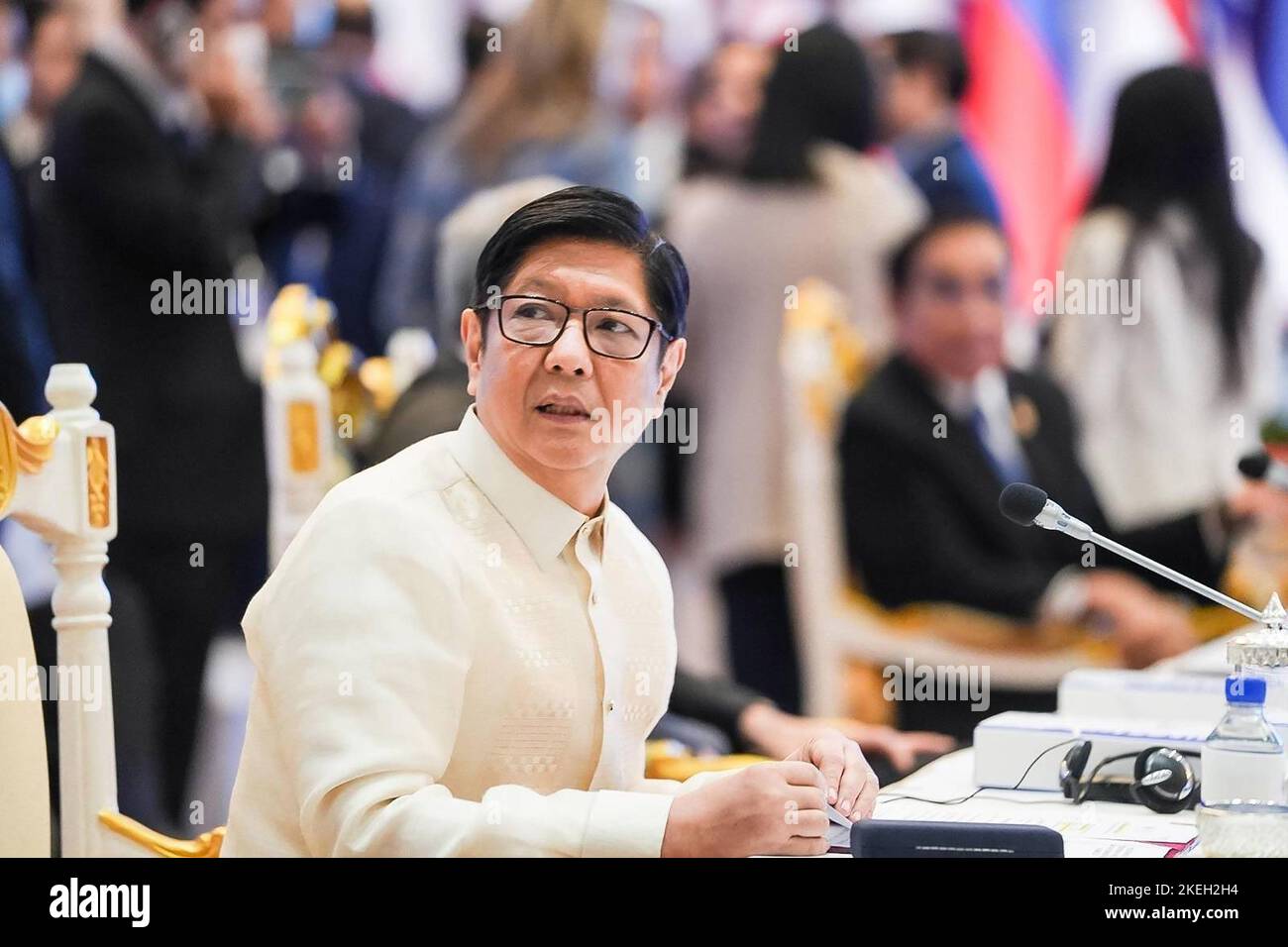 Phnom Penh, Cambodia. 12th Nov, 2022. Philippines' President Ferdinand Marcos Jr during of the ...