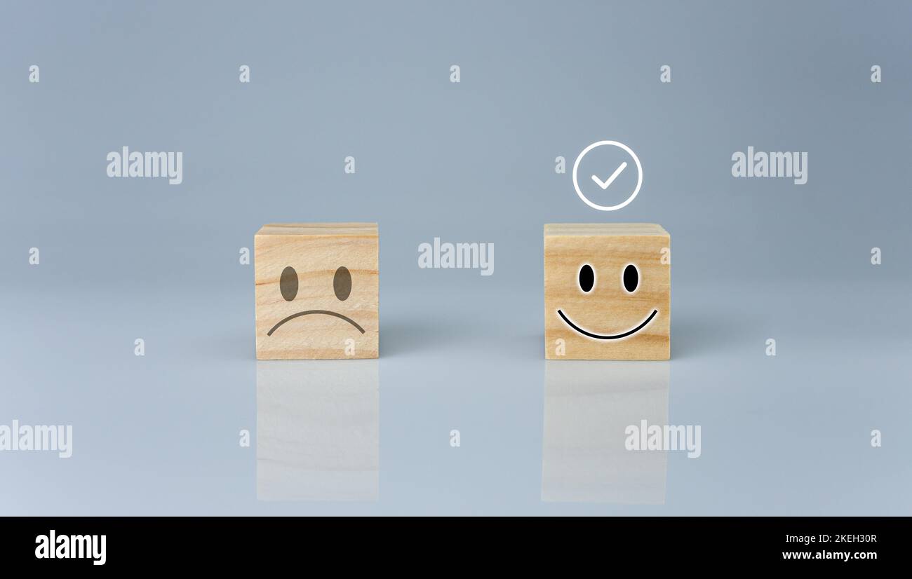 The correct sign is on a wooden block with a smiley icon. represents ...