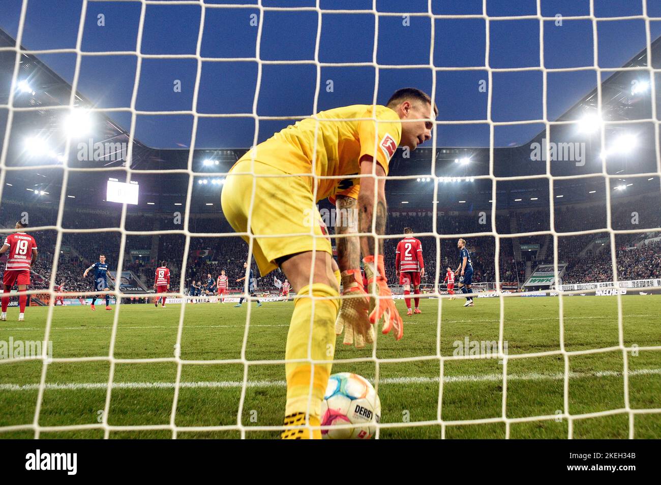 Action behind goal hi-res stock photography and images - Alamy