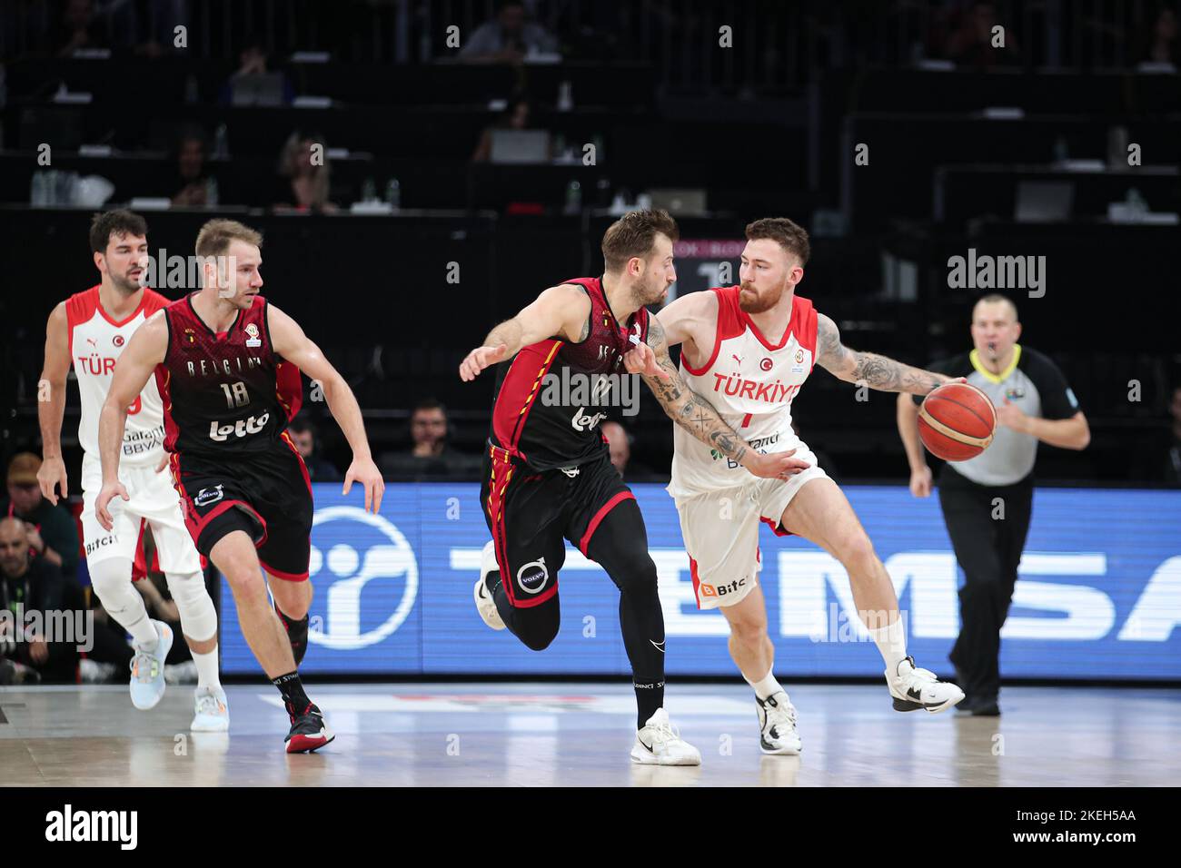 2023 World Championship Qualifiers. Turkey - Belgium Game Stock Photo ...