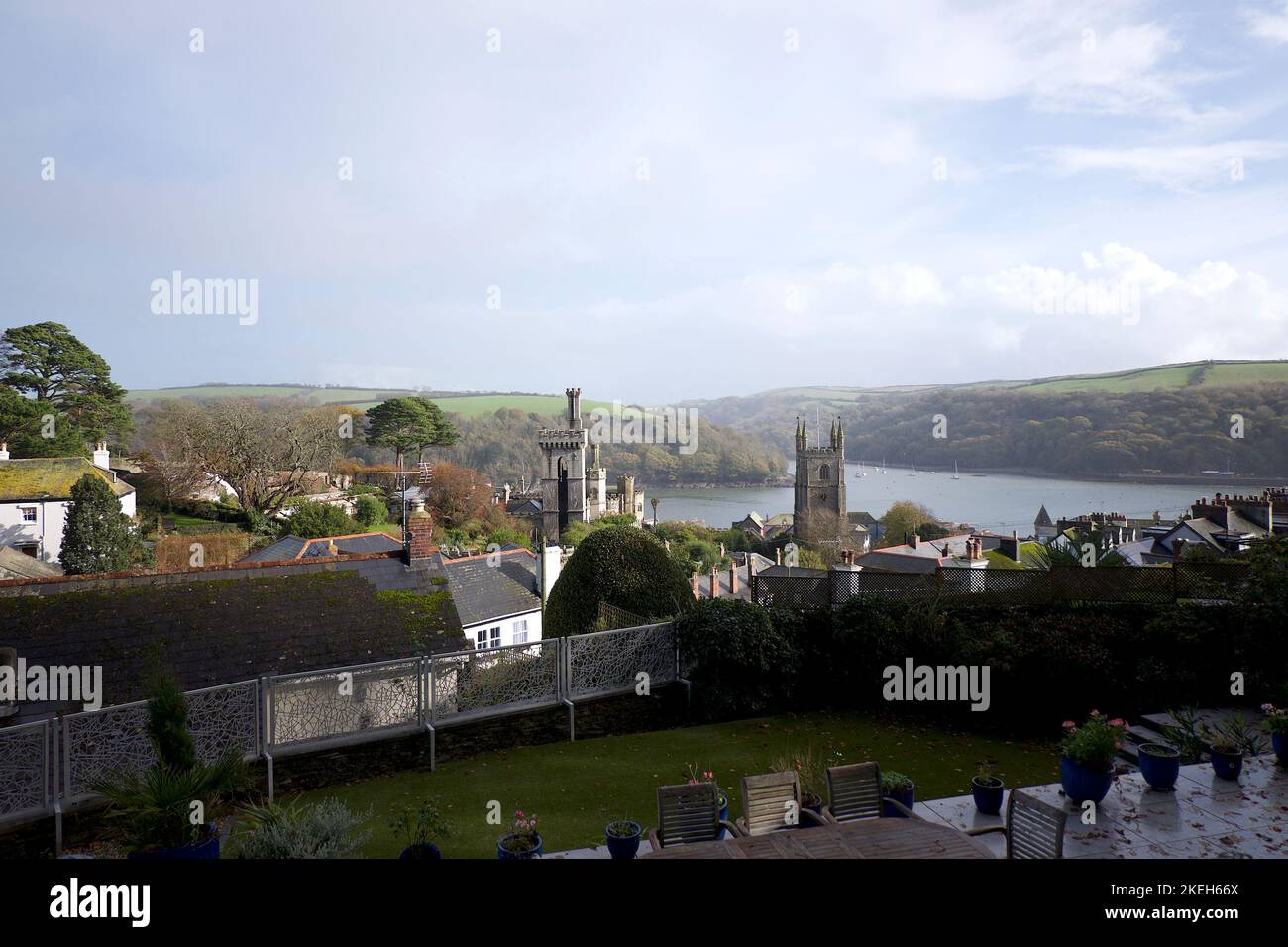 Fowey Par Cornwall UK 11 09 2022 Fowey Stock Photo - Alamy