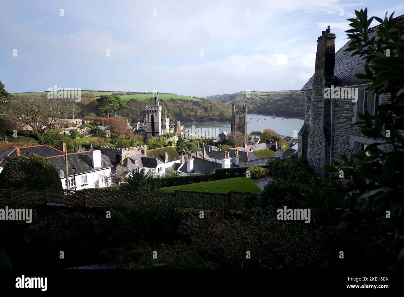 Fowey Par Cornwall UK 11 09 2022 Fowey Stock Photo - Alamy