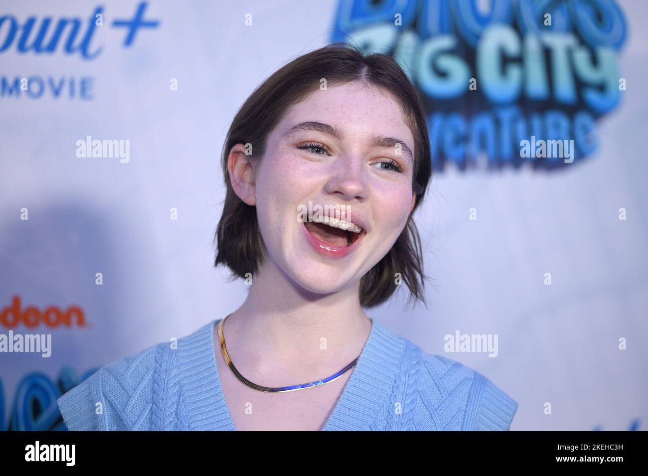 Alexa Swinton Attends The New York Premiere Of Paramounts ‘blues Big City Adventure At Regal