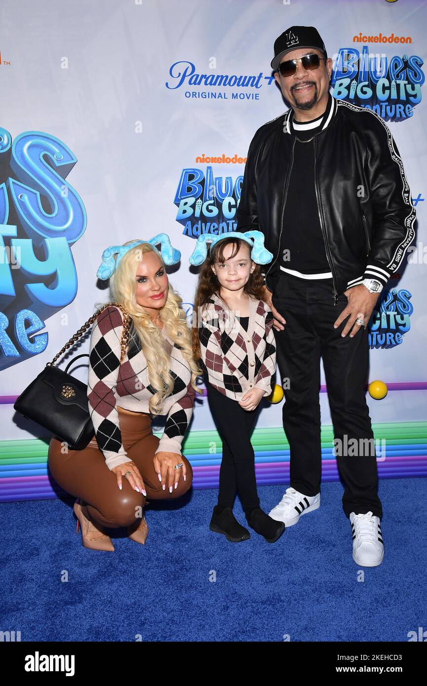 (L-R) Coco Austin, Chanel Nicole Marrow and Ice-T attend the New York ...