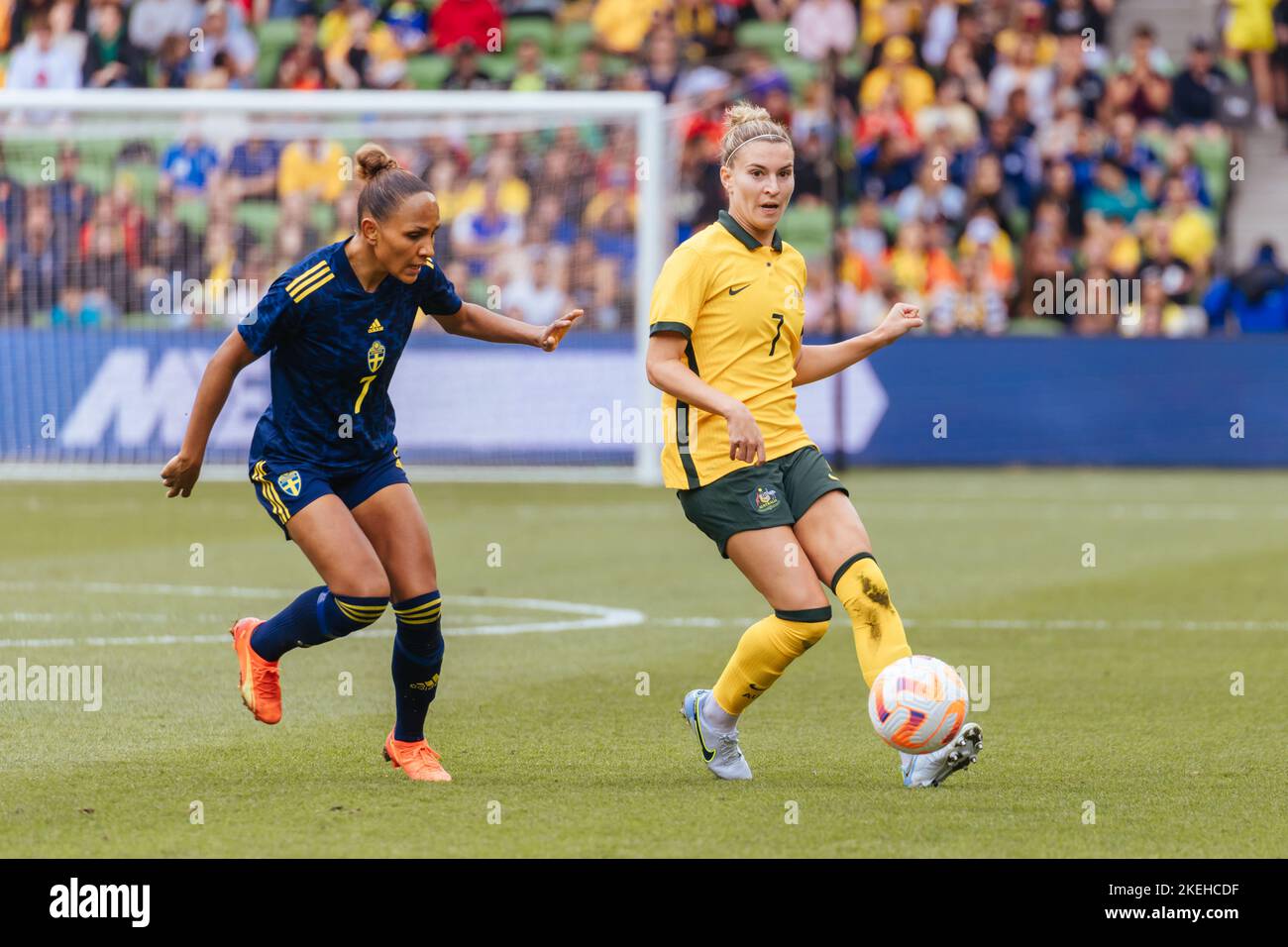 2022 International Friendly Australia Vs Sweden Stock Photo - Alamy