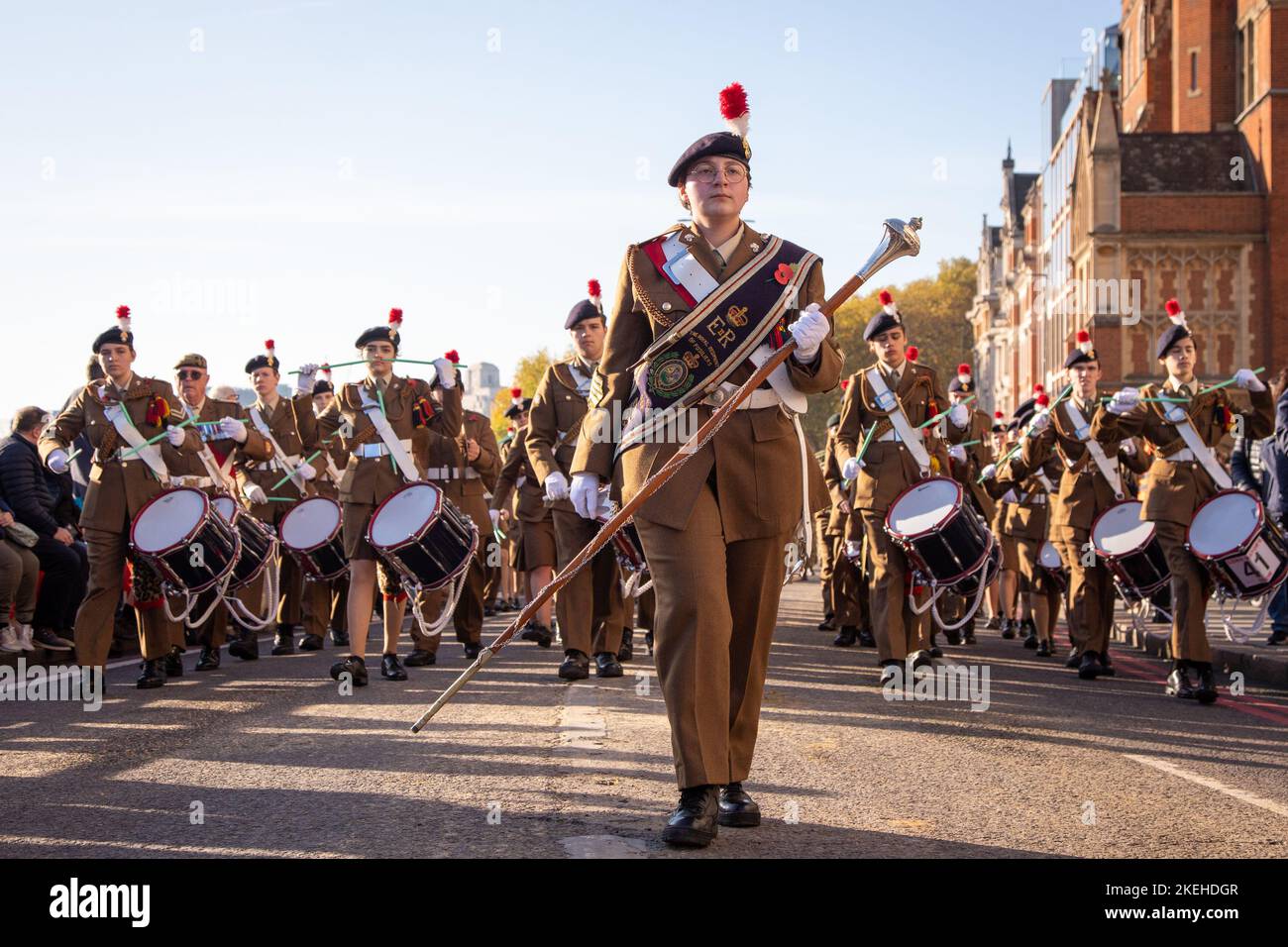 London, UK. 12th November 2022. The Royal Regiment of Fusiliers at the ...