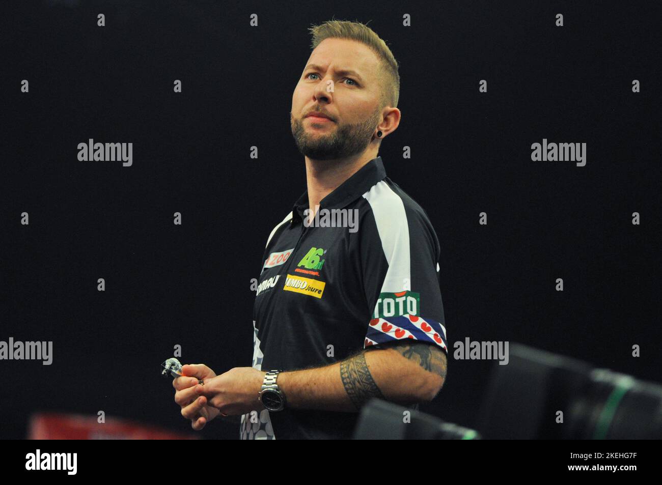 WOLVERHAMPTON, ENGLAND - NOVEMBER 12: Danny Noppert of the Netherlands ...