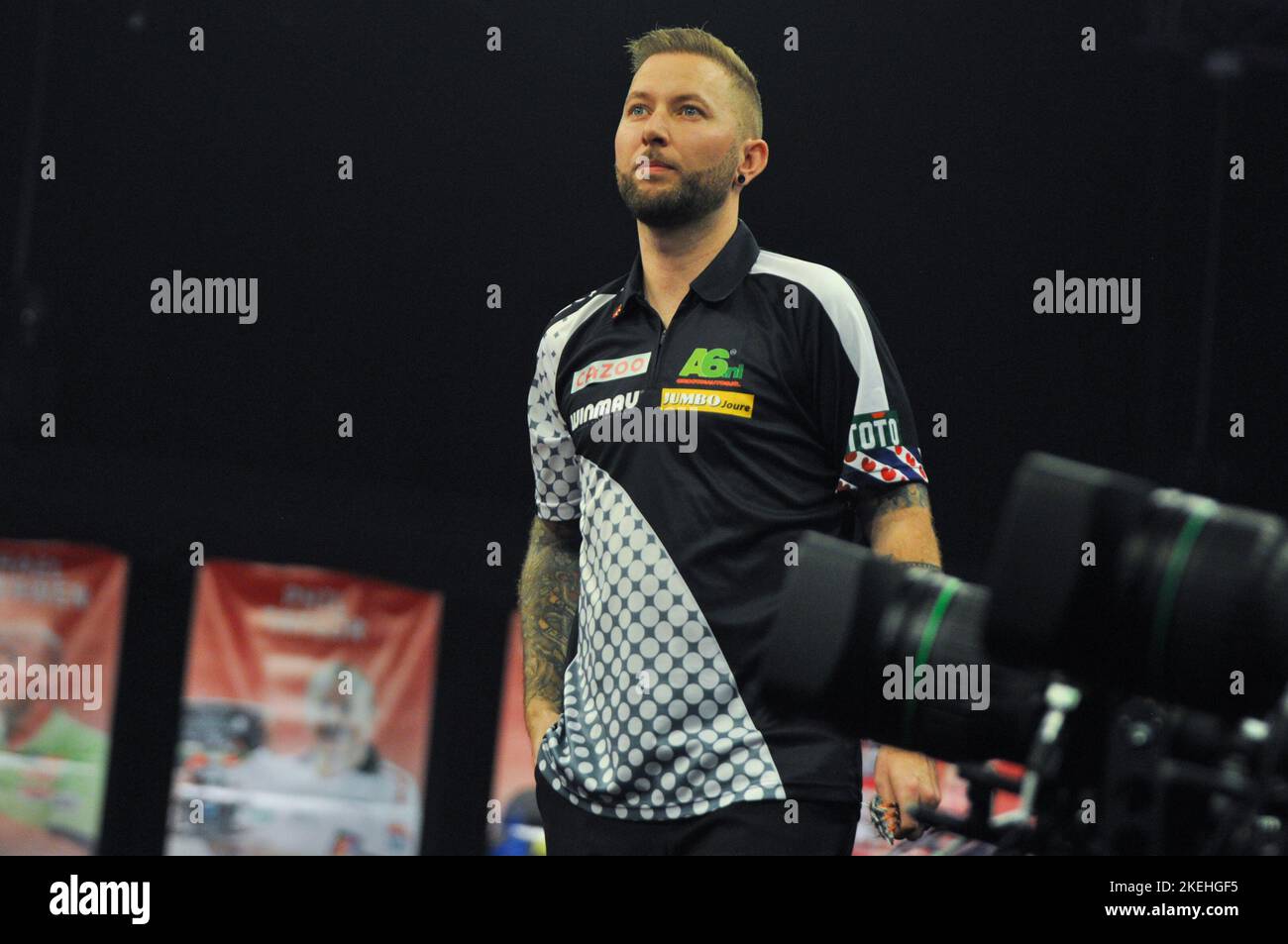 WOLVERHAMPTON, ENGLAND - NOVEMBER 12: Danny Noppert of the Netherlands ...