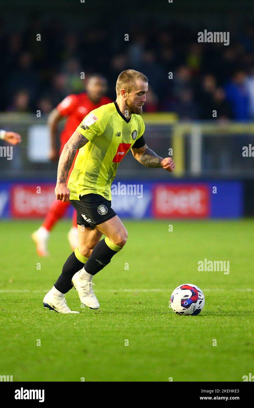 The EnviroVent Stadium, Harrogate, England - 12th November 2022 Alex ...