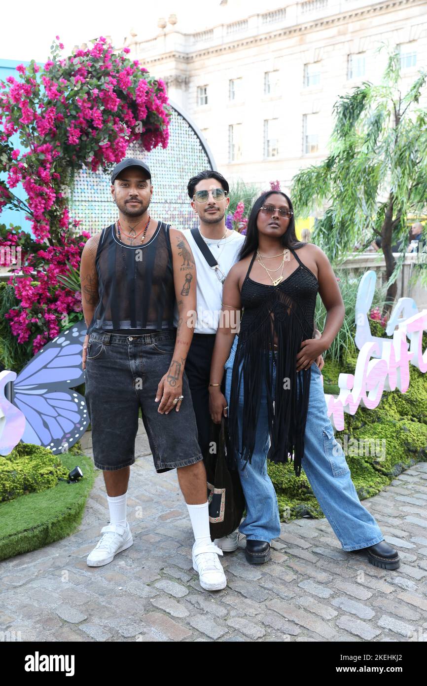 Ryan Lanji and Sheerah Ravindren attend the opening Party for 'This ...