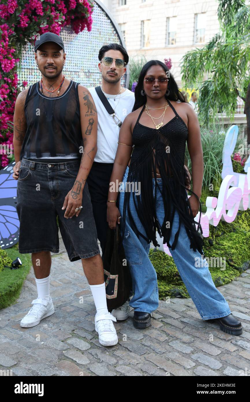 Ryan Lanji and Sheerah Ravindren attend the opening Party for 'This ...