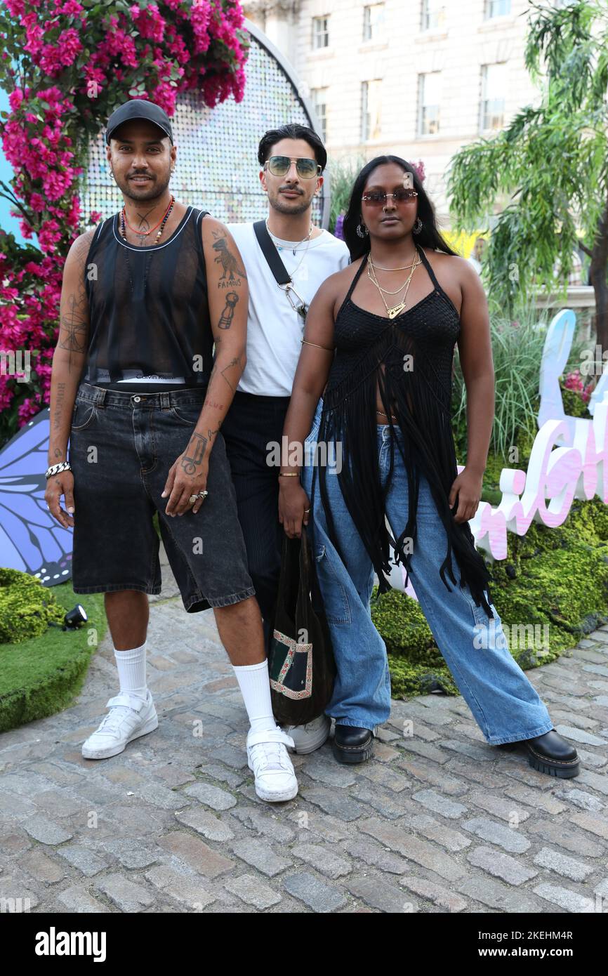 Ryan Lanji and Sheerah Ravindren attend the opening Party for 'This ...