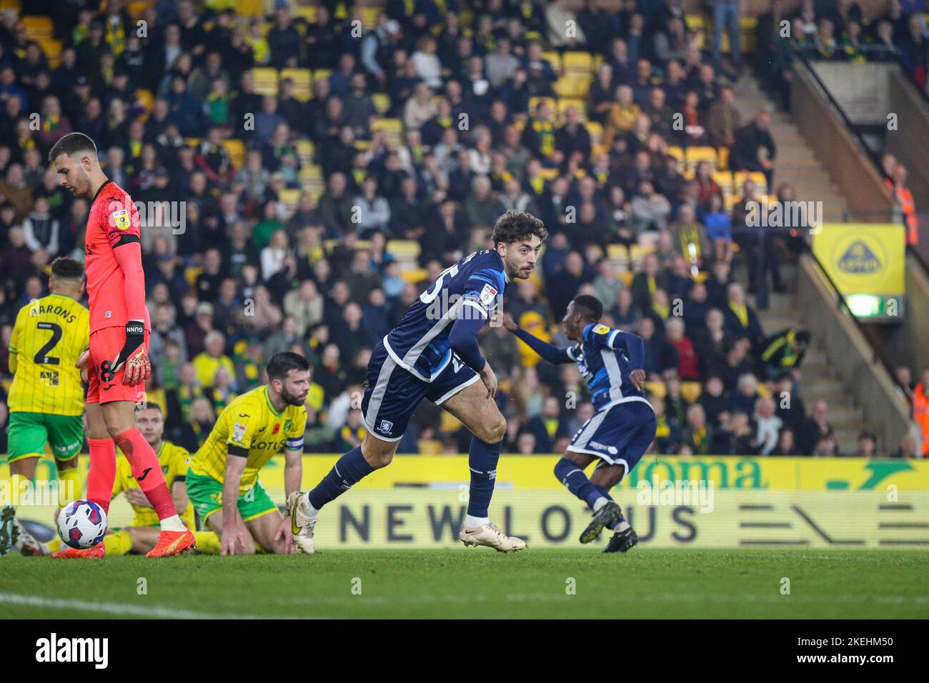 Matt Crooks #25 of Middlesbrough celebrates his goal to make it 1-2 ...