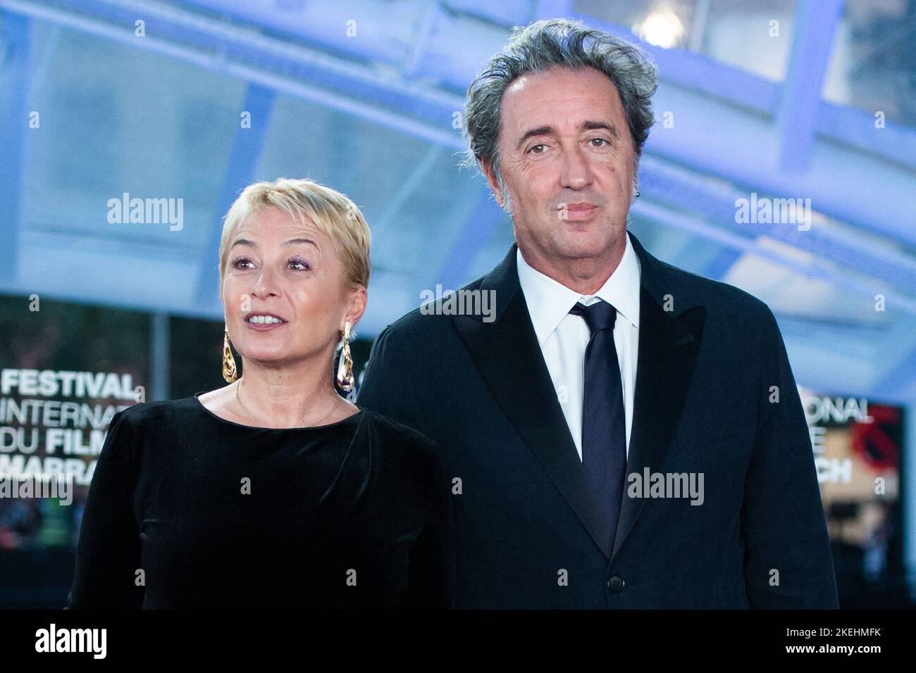 Daniela D'Antonio and Paolo Sorrentino attending the Tribute to James ...