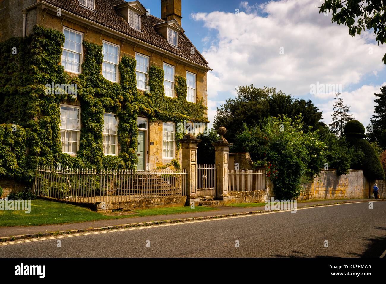 Austin House in Broadway on the Cotswolds Way trail in England is a ...