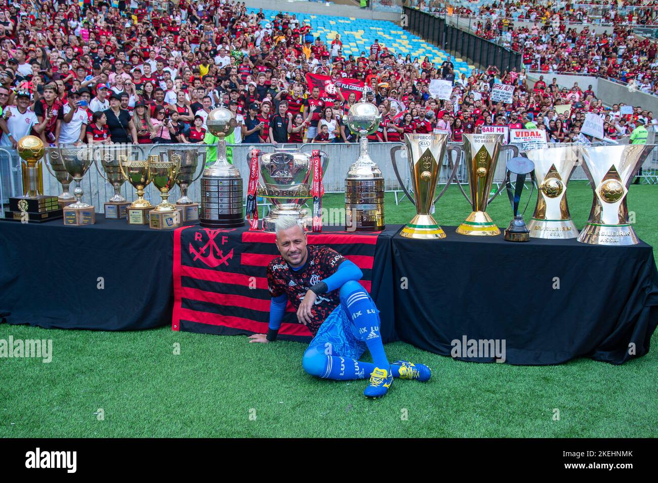 Rio, Brazil - november 12, 2022, Diego Alves makes his last for the Rio ...