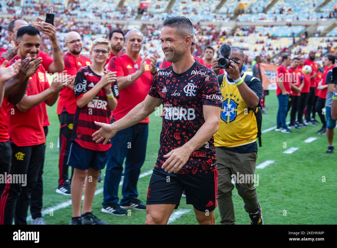 Rio, Brazil - november 12, 2022, Diego Ribas makes his last for the Rio ...
