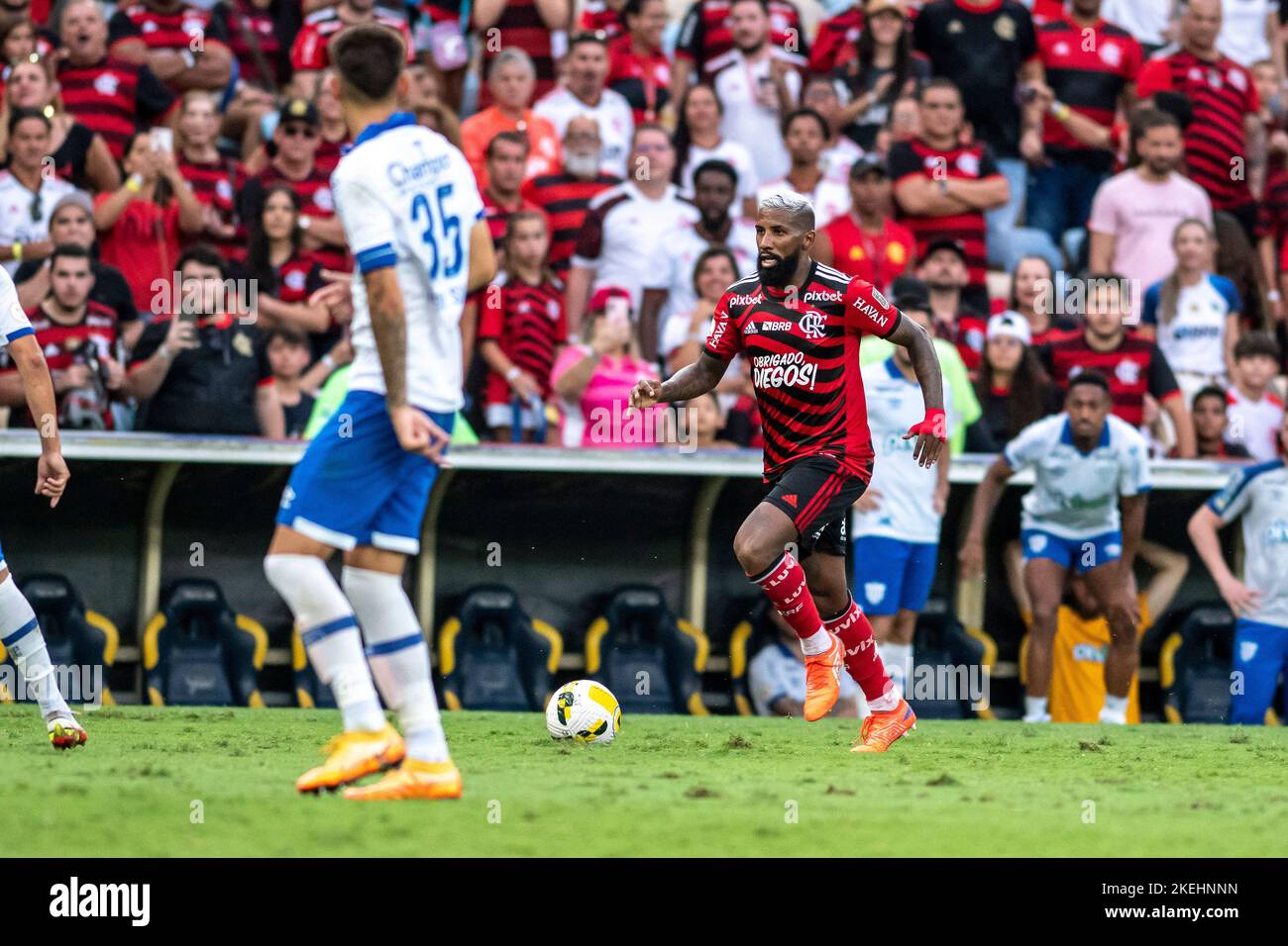 Rio, Brazil - november 12, 2022, Rodnei player in match between ...